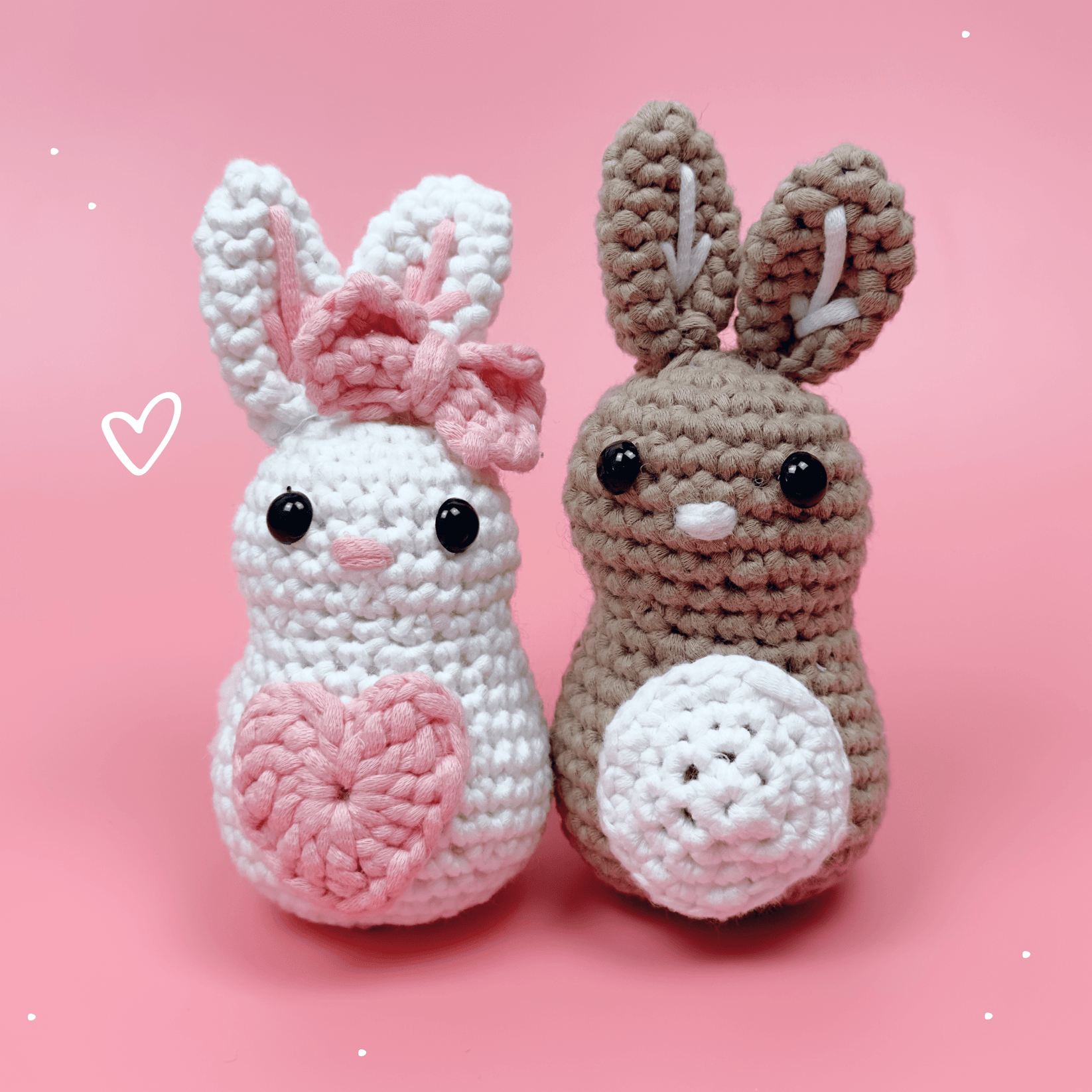 Mami & Papi Hase – Häkelset für Anfänger